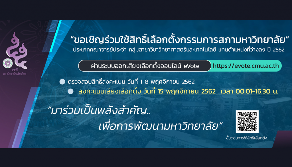 eVote-1 | คณะวิจิตรศิลป์ มช.