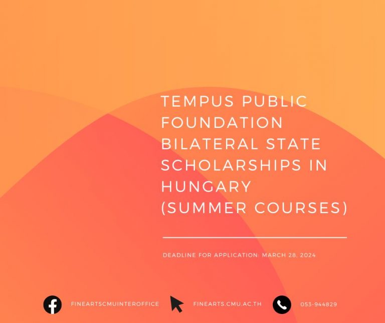 Call For Applications: Tempus Public Foundation Bilateral State Scholarships in Hungary (summer ...